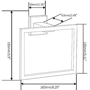 GERZWY Modern Black Towel Holder SUS304 Stainless Steel Towel Hanger Towel Ring for Bathroom Lavatory Wall Mount Contemporary Style JG1906-BK