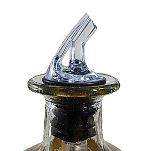 Ameripour - Speed Pourer - Patron Pour Spout - Made 100% In The USA. Free Flow Bar Spouts That Don't Leak - No Cracks, Just A Smooth Cocktail Pour Every Time. (Clear)