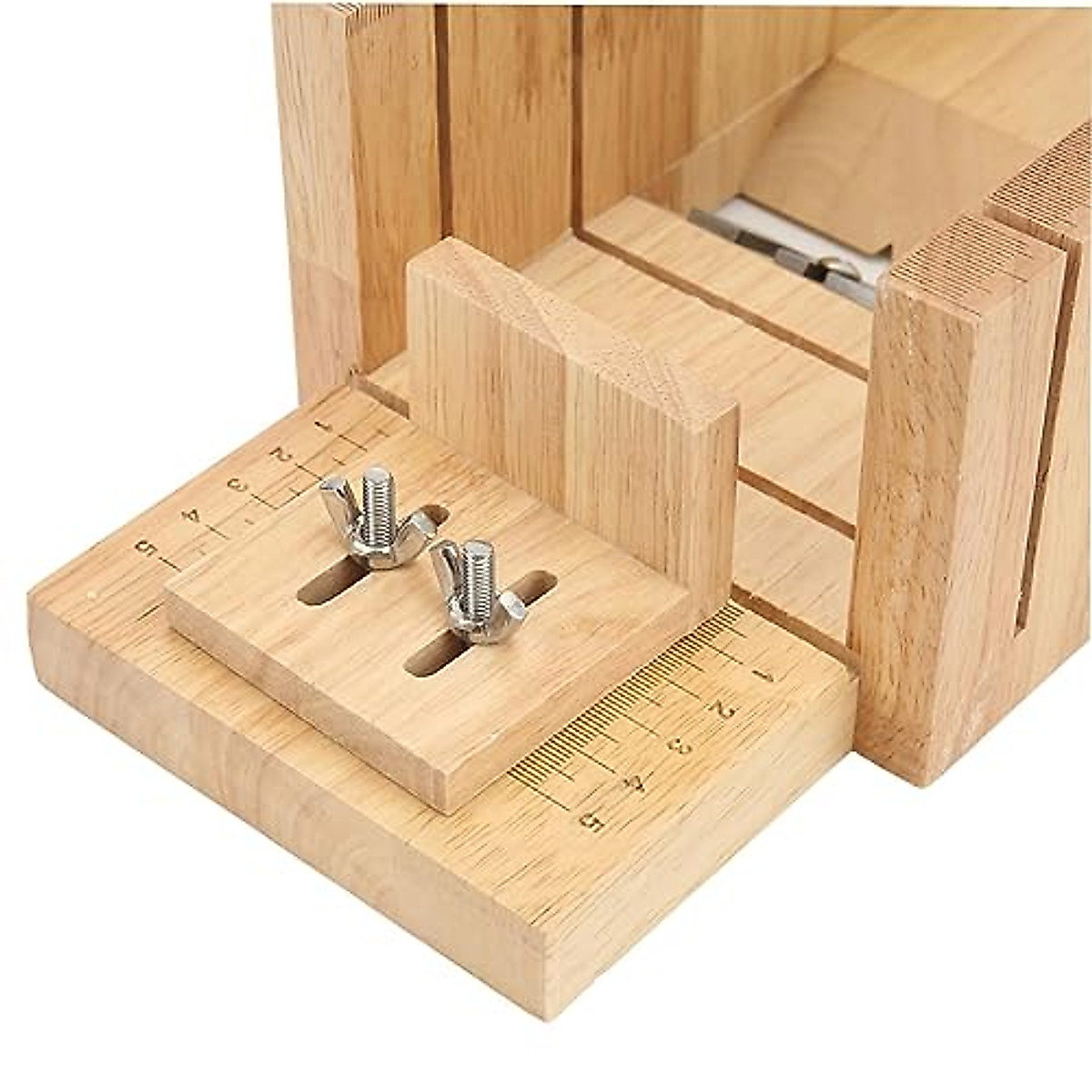 Premium Soap Cutting Tool Set - Accurate Loaf for Soap Making with Wooden Stick and Crystal Line - Complete Soap Trimming Kit and Slicing Accessories