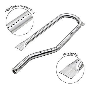 Hisencn Grill Parts Repair Kit Replacement for Jenn Air Gas Grill 720-0337, 720 0337 Gas Grill Burners, Heat Plates Tent Shield Burner Cover, Cooking grids Grates