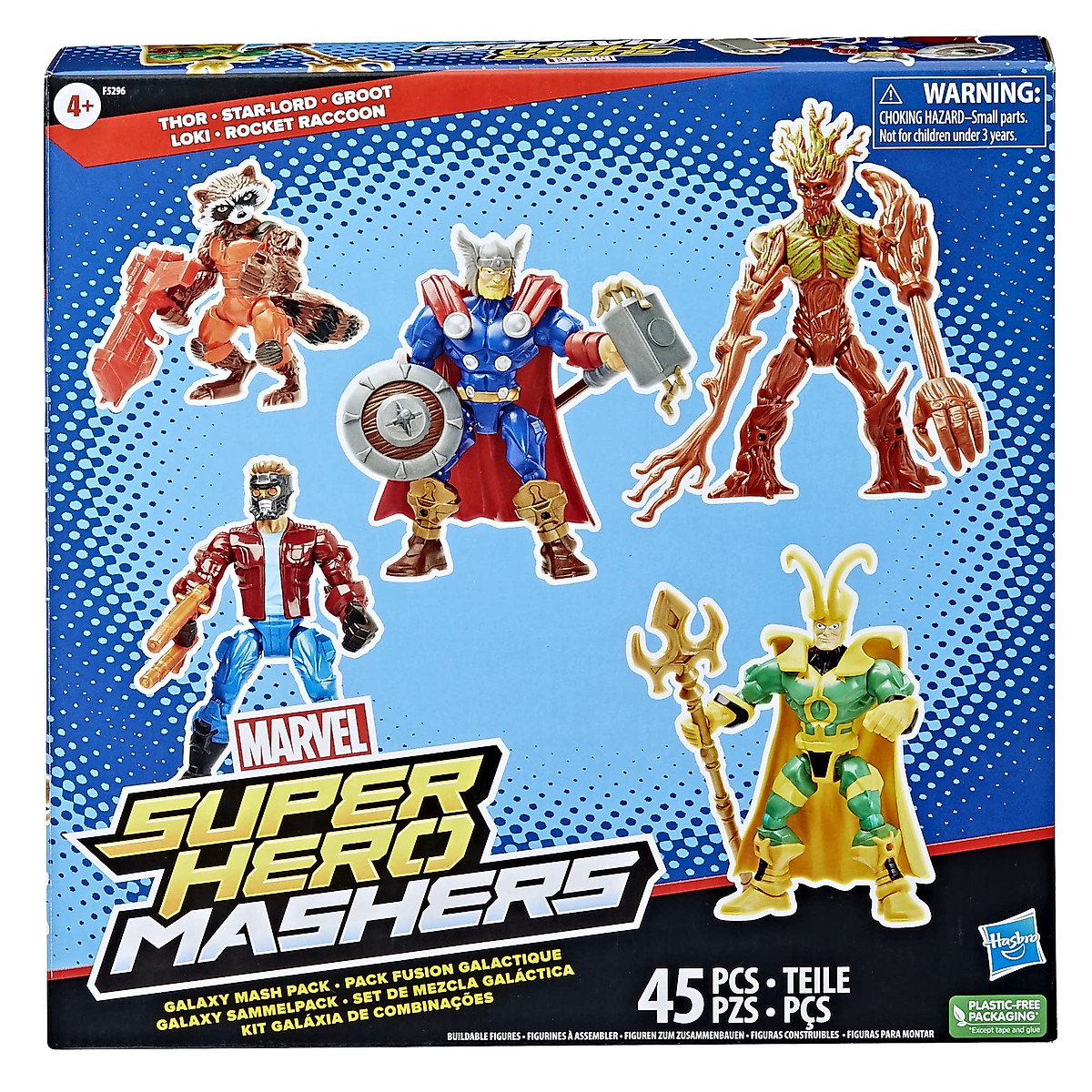 Marvel Super Hero Mashers Thor and Guardians of The Galaxy Pack