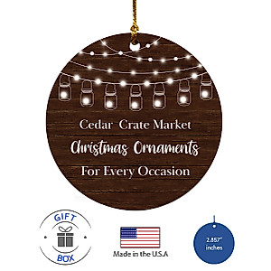 10 Year for Her Him Wife | 10 Years as Mr. and Mrs. | Ornaments 10th for Couple | Unique Ideas for Parents | Christmas Tree Ornament in a Gift Box