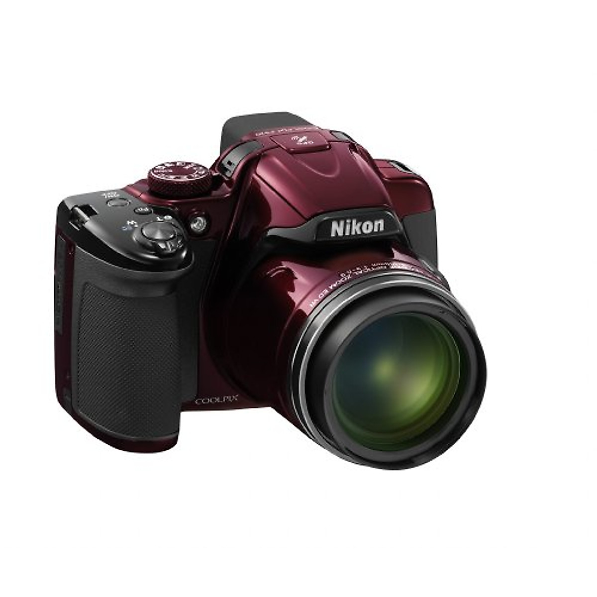 Nikon COOLPIX P520 18.1 MP CMOS Digital Camera with 42x Zoom Lens and Full HD 1080p Video (Red) (OLD MODEL)