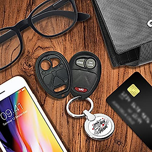 Keyless2Go Replacement for New Shell Case and 3 Button Pad for Remote Key Fob with FCC L2C0007T - Shell ONLY (2 Pack)
