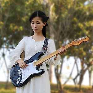 Guitar Bass Strap,Polyester Strap for Acoustic Guitar, Electric guitar, Bass guitar