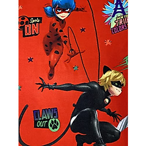 Zag Heroes Miraculous Fleece Throw Blanket (Red)