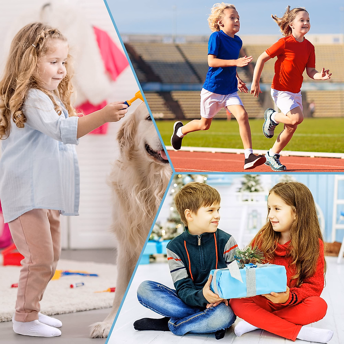 DoSmart Kids Crew Athletic Socks Boys Girls Classics Cotton School Uniform Childs Sports Breathable Casual Socks 10 Pairs (9-12 Years, 10 Pairs White)