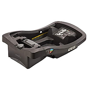 Evenflo LiteMax Infant Car Seat Base, Easy to Install, Versatile and Convenient, Meets All Federal Safety Standards, Durable Construction, Compatible with All LiteMax Infant Car Seats, Black