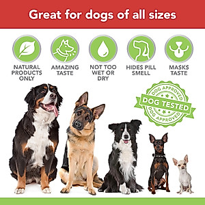 VET-VIRTUE Pill Masking Paste for Dogs, Bacon Flavor - Perfect Pet Medicine Treats to Hide Pills, Medication & Capsules, with Natural Ingredients & Packed with Flavor Dogs Love