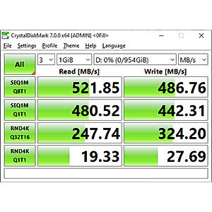 Timetec 1TB SSD 3D NAND QLC SATA III 6Gb/s 2.5 Inch 7mm (0.28") Read Speed Up to 550 MB/s SLC Cache Performance Boost Internal Solid State Drive for PC Computer Desktop and Laptop (1TB)