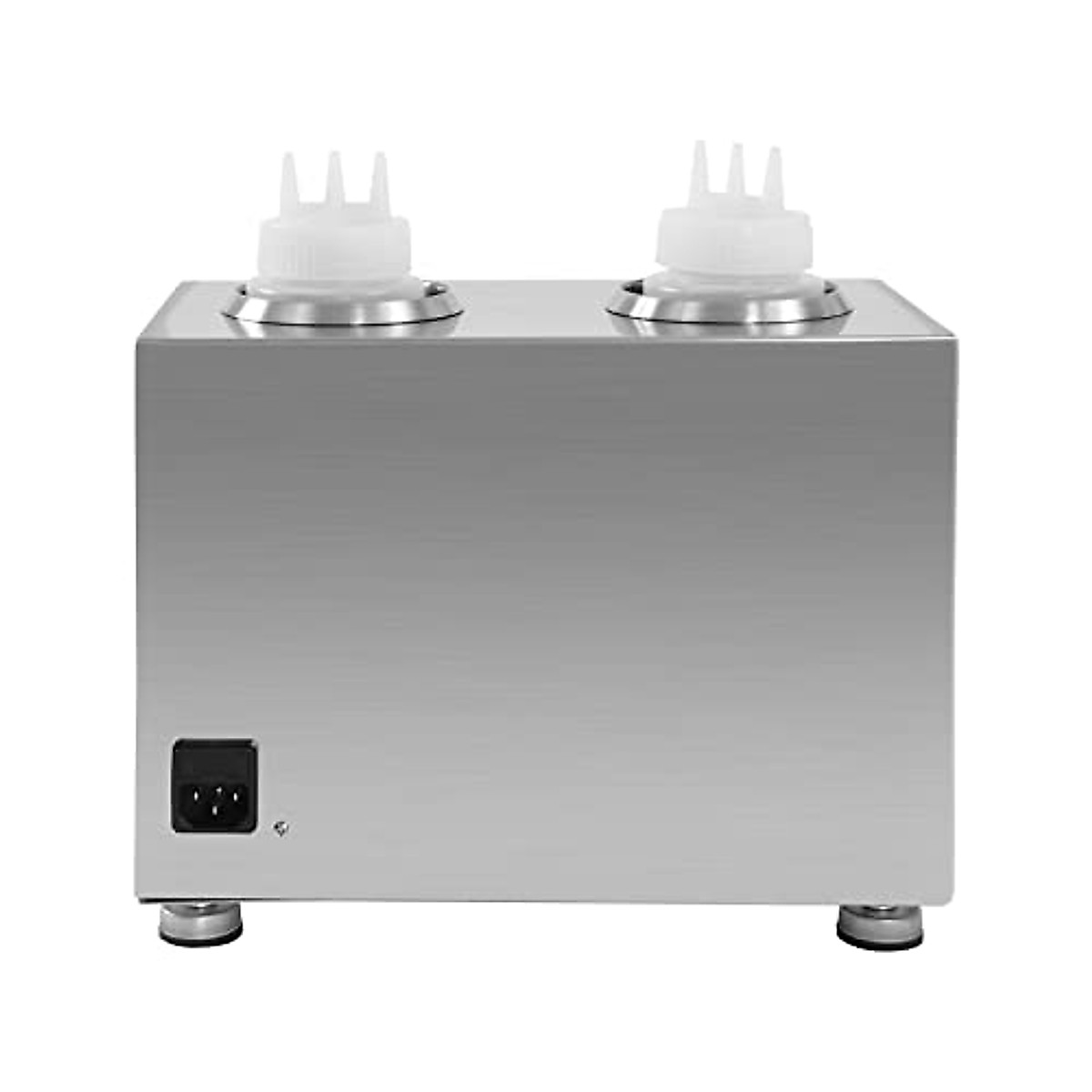 Epheralty 110V Electric Chocolate Sauce Warmer, Hot Fudge Warmer Dispenser, Nacho Cheese Dispenser Warmer, Jam Heat Preservation Machine