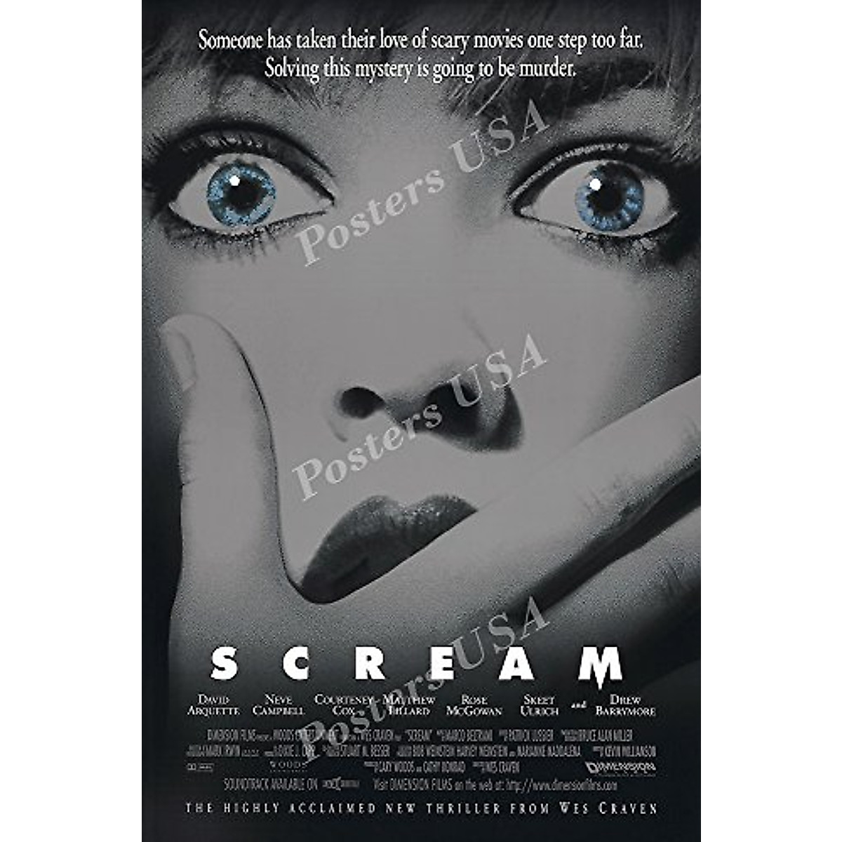 Posters USA Scream GLOSSY FINISH Movie Poster - FIL950 (24" x 36" (61cm x 91.5cm))