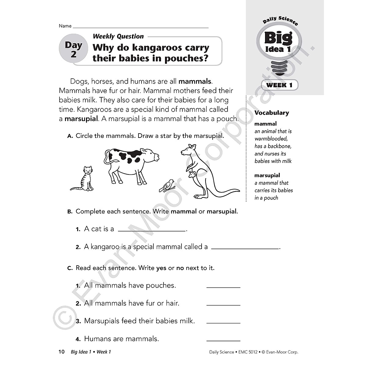 Evan-Moor Daily Science, Grade 2