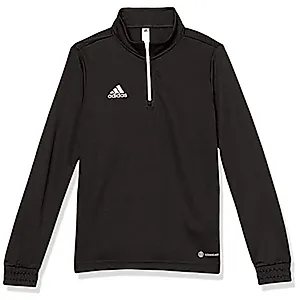 adidas Kids' Entrada 22 Training Top, Black, Small