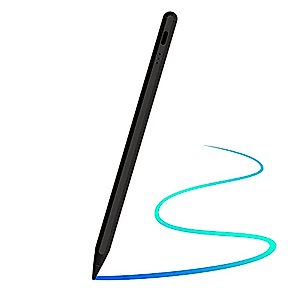 GOUHGKH Stylus Pen Touch Screen Pencil, Active Stylus Pens Compatible with iPad,iPad Pro,iPad Air,iPad Mini, Samsung, Smart Phone and Tablet for Writing/Drawing (Black)