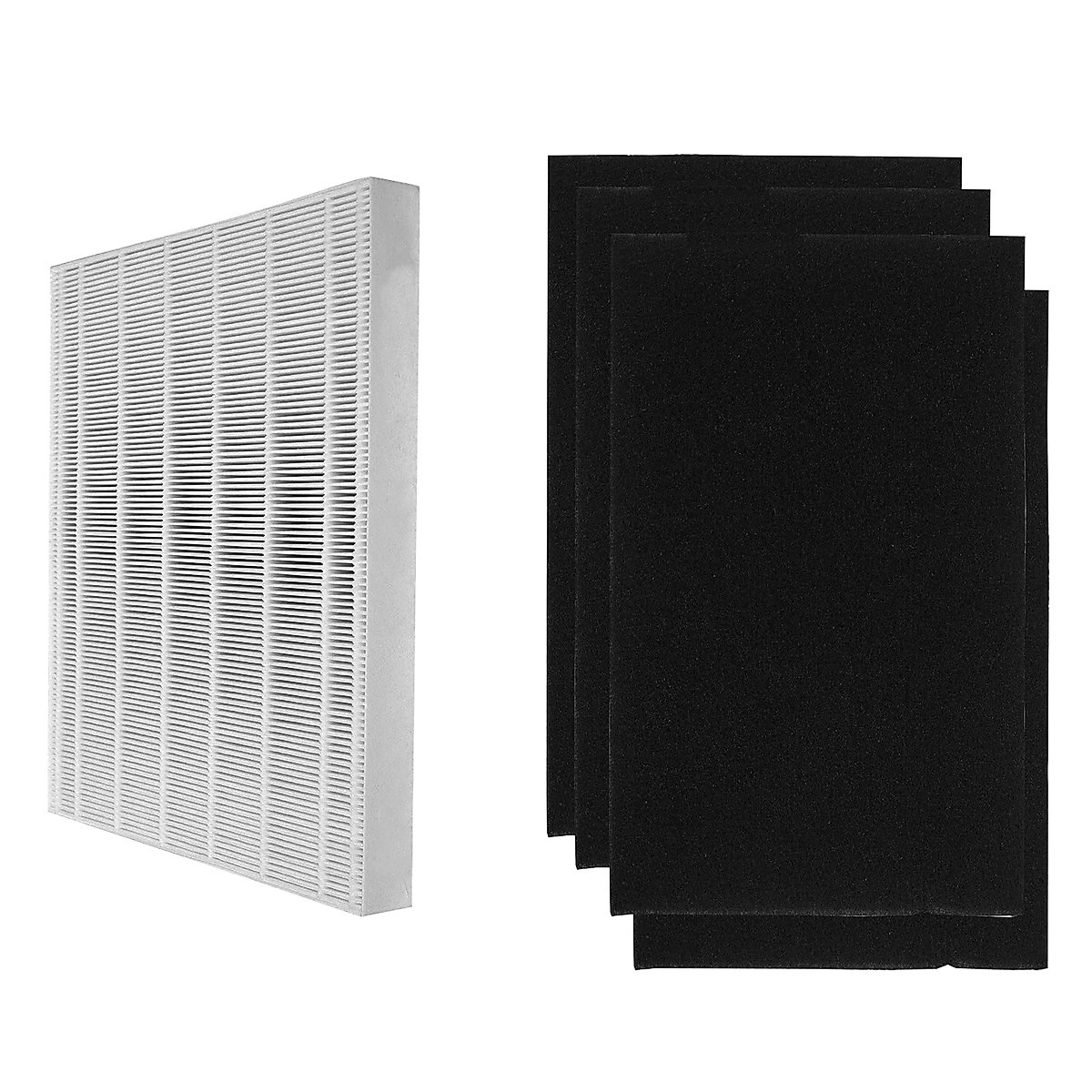 Merchandise Mecca Replacement for Winix C545 Air Purifier HEPA Filters, Ture HEPA Filter S, Part number 1712-0096-00, 1 True HEPA Filter & 4 Carbon Pre-Filters Included