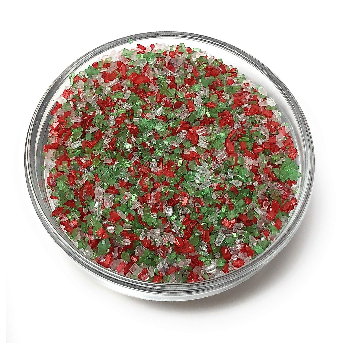 Snowy River Holiday Cocktail Sugar - Kosher All Natural Festive Cocktail Rimmer and Coffee Rimmer (Holiday, 4oz Bag)