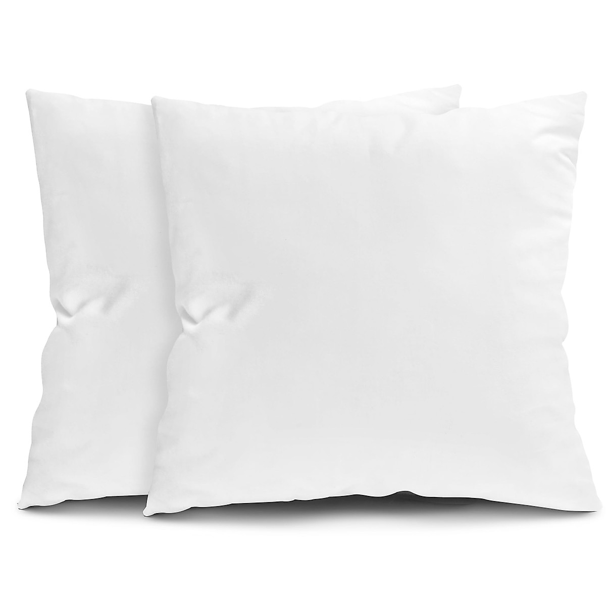 Fixwal Throw Pillow Inserts Set of 2-26 x 26 Inches Bed and Couch Pillows - Euro Pillow Indoor Decorative Pillows for Bed and Sofa