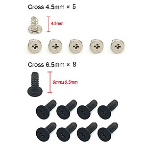 Onyehn L1 R1 L2 R2 Trigger Springs Replacement Parts Buttons,3D Analog Joysticks Thumb Sticks Cap Conductive Rubber Screwdriver Kit for PlayStation 4 PS4 Controller(JDS-001)