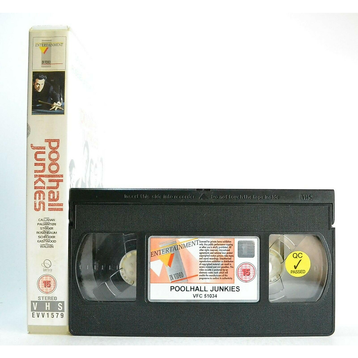 Poolhall Junkies: Thriller (2002) - Large Box - C.Palminteri/C.Walken - Pal VHS