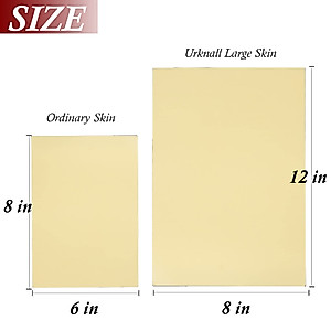 3mm Tattoo Practice Skin With Transfer Paper - Urknall 18PCS Fake Skin and Tattoo Tracing Paper Kit Including 3PCS Best Skin Thick and 15PCS Tattoo Stencil Paper for Tattoo Practice Tattoo Kit