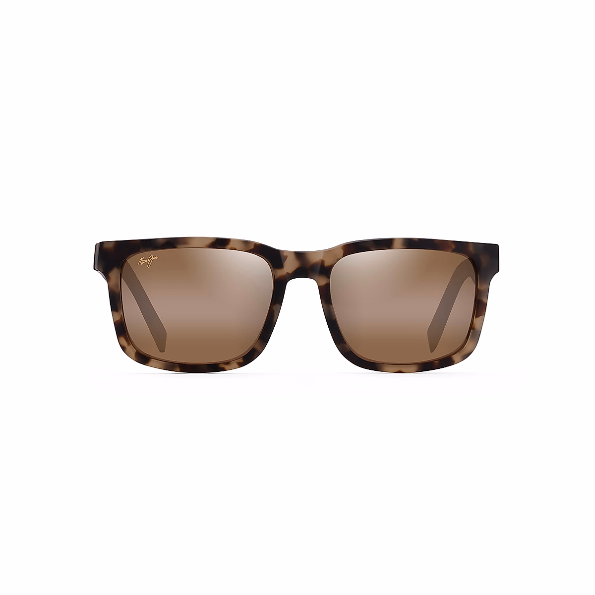 Maui Jim Men's and Women's Stone Shack Polarized Classic Sunglasses, Havana Tort w/ Tan Tips/HCL Bronze, Medium