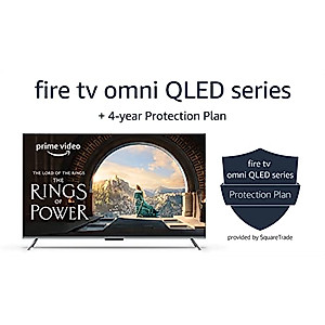 Amazon Fire TV 65" Omni QLED Series 4K UHD smart TV + 4-Year Protection Plan