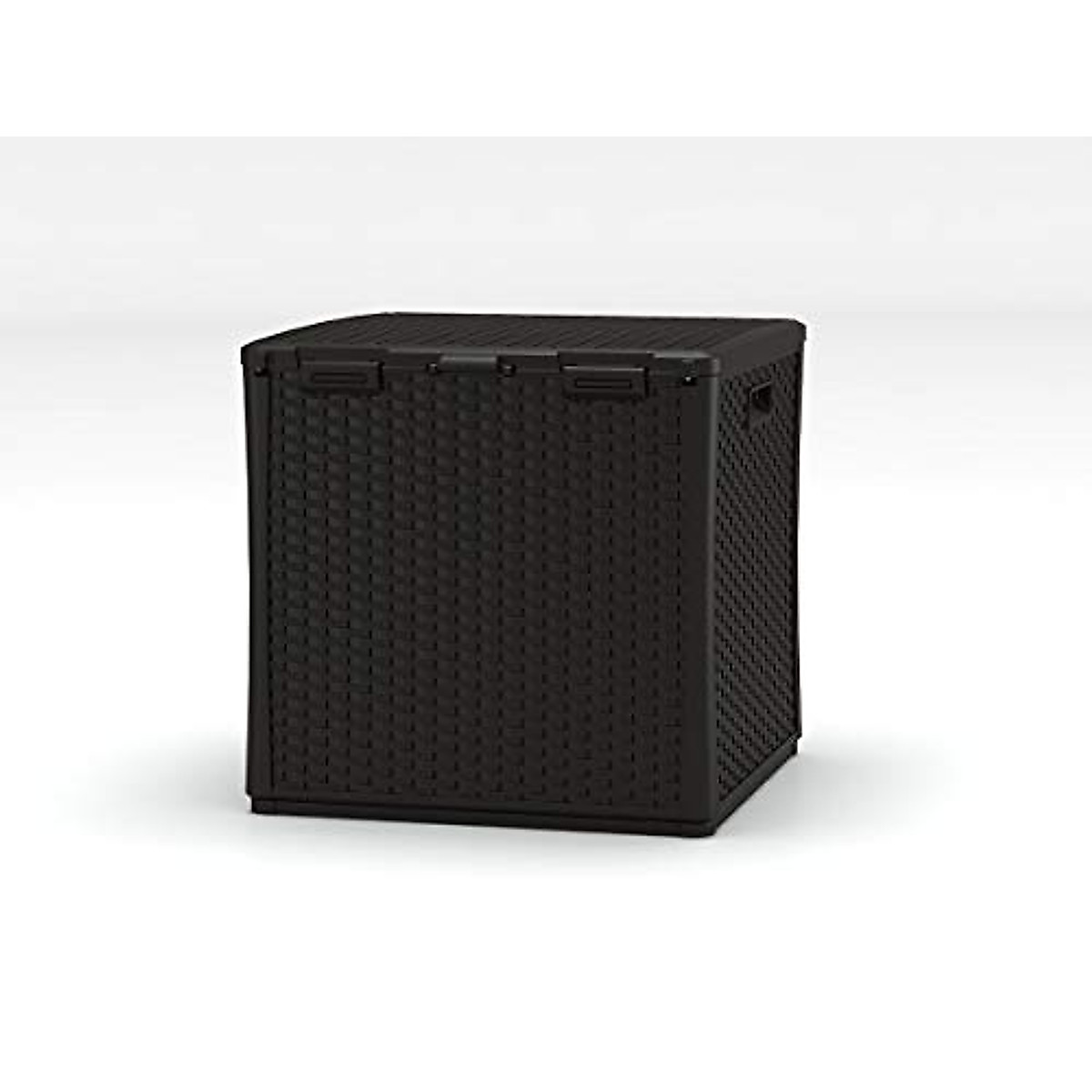 Suncast 60 Gallon Resin Outdoor Patio Storage Box, Java