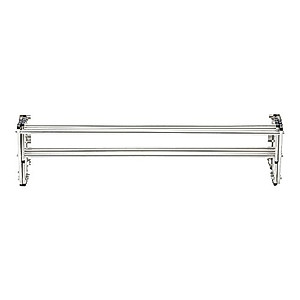 AERO W Racks Stainless Steel Wall Mounted Collapsible Laundry Clothes Drying Rack 60 Pound Capacity 22.5 Linear Ft