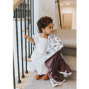 Copper Pearl Three-Layer Baby Blanket: Soft Baby Quilts for Boys and Girls | Breathable, Cozy, Toddler Blanket | Baby Quilt for Newborns | 46x46 Premium Polyester/Rayon | Rowan