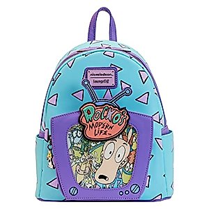 Loungefly Nickelodeon Rockos Modern Life Lenitcular TV Backpack