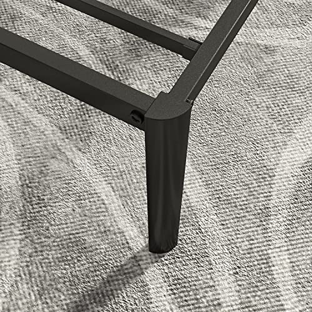 BedStory 16 Inch Queen Size Bed Frame - Heavy Duty Metal Platform Bed Frame - Easy Assembly, No Box Spring Needed - Curved Bed Legs Design to Avoid Injury - Supports Up to 2500 Lbs