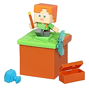 Treasure X Minecraft. Mine, Discover & Craft with 10 Levels of Adventure & 12 Mine & Craft Characters to Collect. Will You find The Real Gold Dipped Treasure?