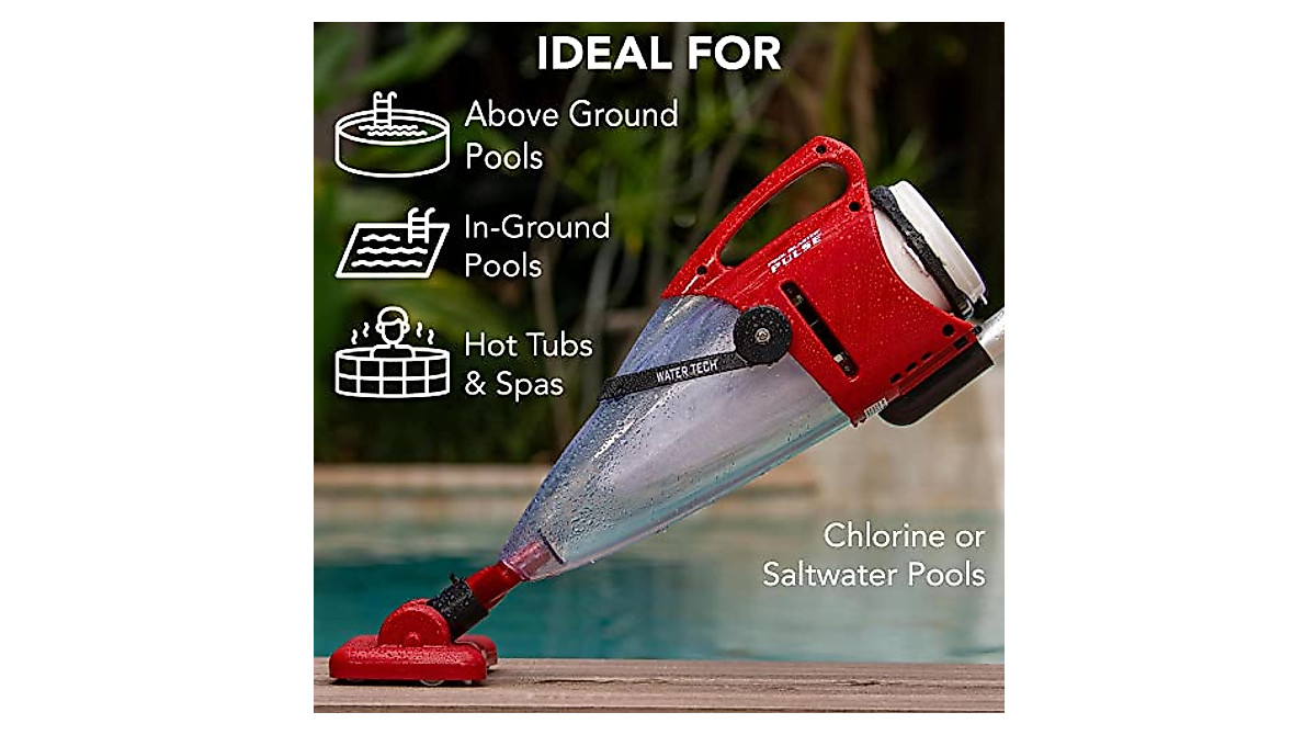 POOL BLASTER Pulse Cordless Pool Vacuum - Fast, Eco-Friendly Cleaning