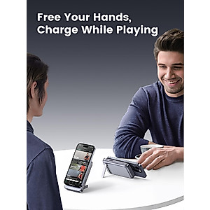 UGREEN 10,000mAh Magnetic Power Bank Battery Pack 3 Ports Foldable Wireless Portable Charger PD 20W Fast Charging Compatible with Magsafe iPhone 15/15 Plus/15 Pro/15 Pro Max/14/13/12 Series