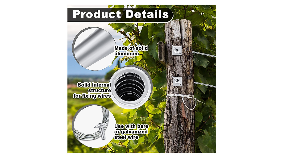 Anchor Wire Vise Set for Gardening & Fencing - Build Trellises & More