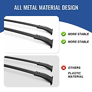 Lanbos Roof Rack Cross Bars Compatible with 2015-2020 GMC Yukon/Chevrolet Suburban & Tahoe/Cadillac Escalade, Max Loading 220lbs Aluminum Crossbar for Rooftop Cargo Bag Carrier Luggage