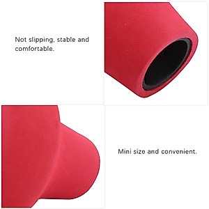 Fishing Rod Butt Cushion, Spherical EVA Practical Fishing Rod Support, Salt Water Resistant Shock‑Absorbing Not Slip Drift Fishing for Boat Fishing(red)