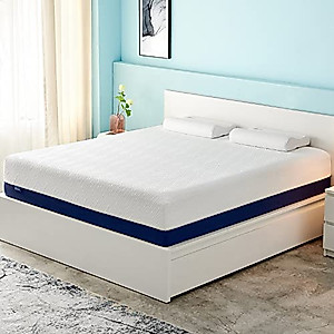 IYEE NATURE King Mattress, 14 inch Cooling-Gel Memory Foam Mattress in a Box, Breathable Bed for Restful Sleep, King Size Mattress 76" X 80" X 14"