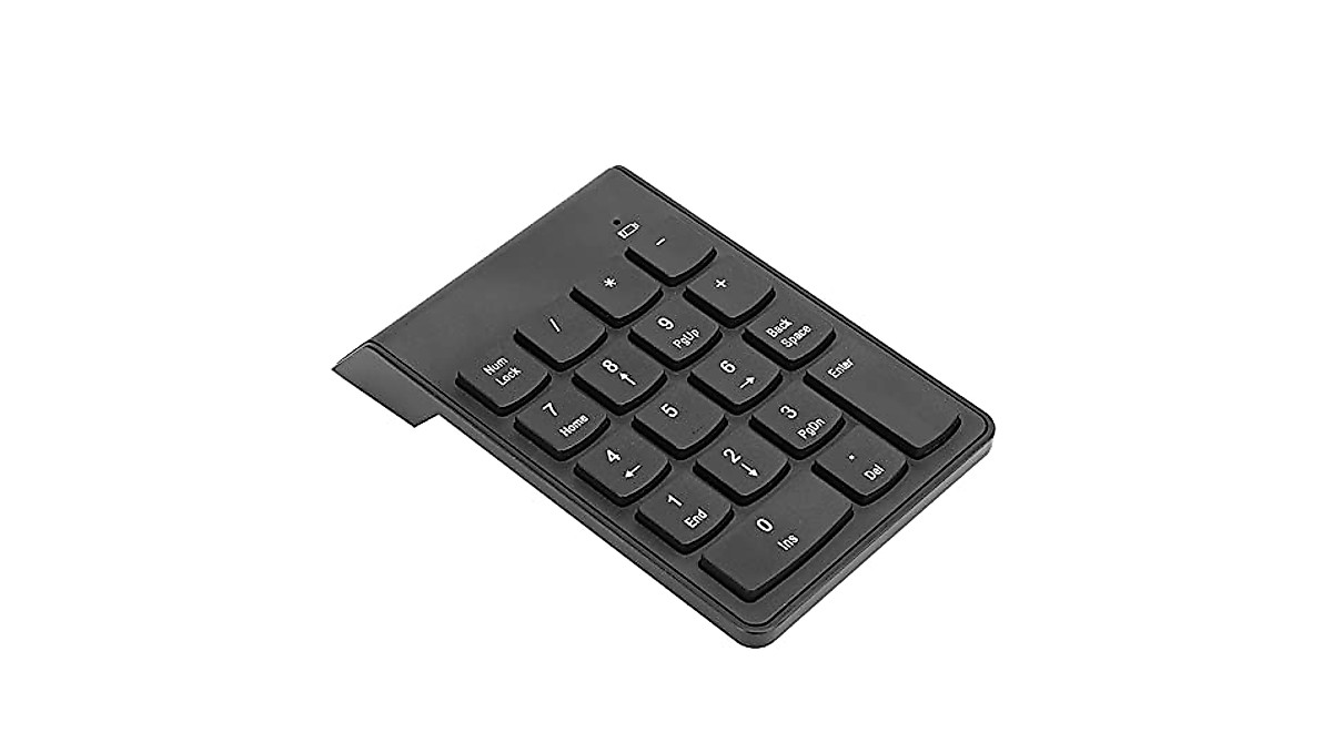 Mini Wireless Numeric Keypad - Silent & Stylish