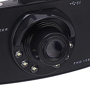 Car Cam, Full HD 1080P Infrared Camera, 170 Degree Wide Angle Camera, Support Gravity Sensor Automatic Video