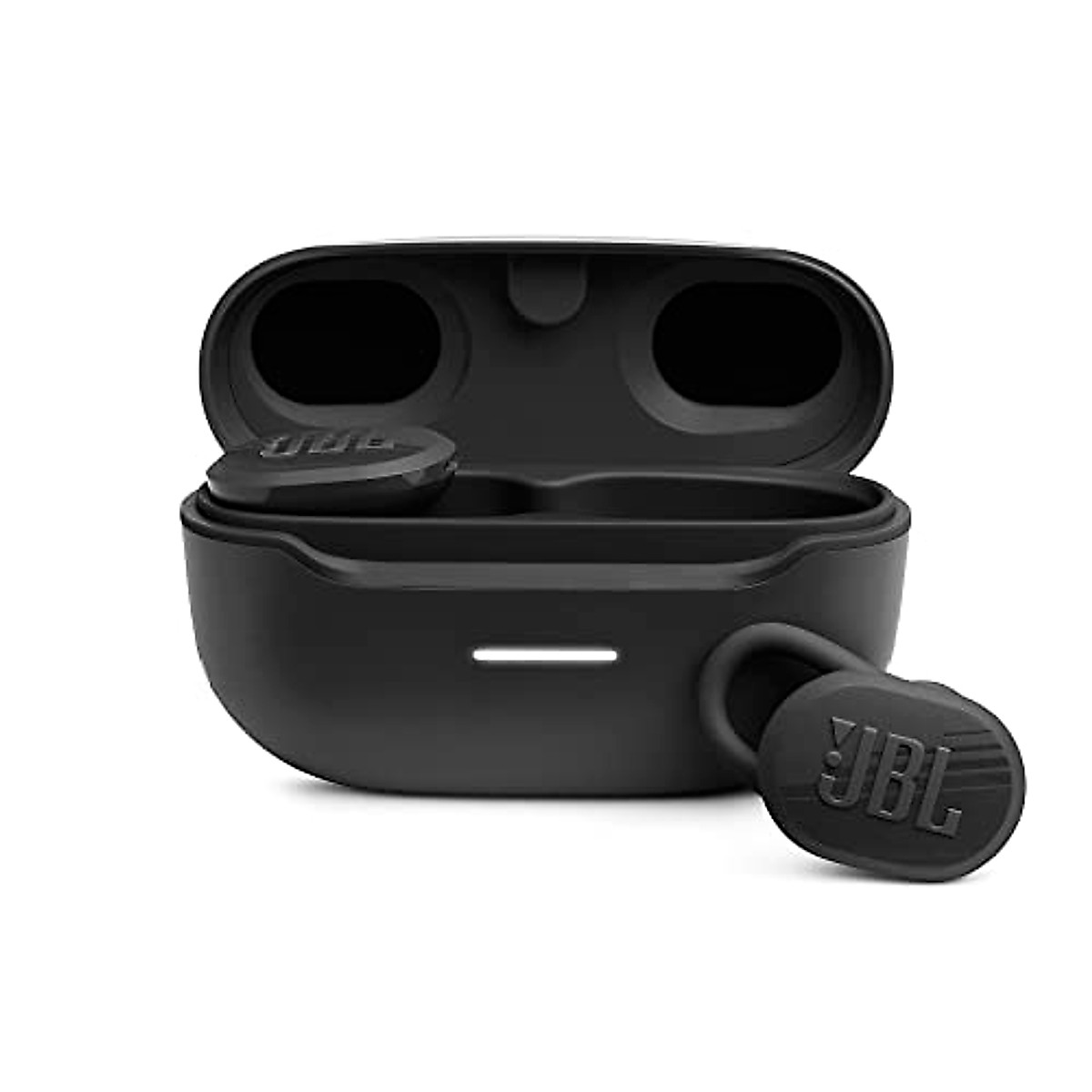 JBL Endurance Race Waterproof True Wireless Active Sport Earbuds, with Microphone, 30H Battery Life, Comfortable, dustproof, Android and Apple iOS Compatible (Black)
