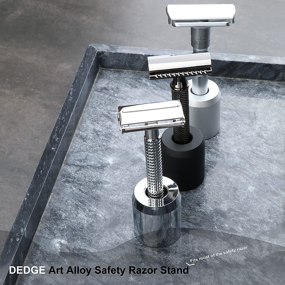 DEDGE Safety Razor Alloy Stand For Bathroom Accessory