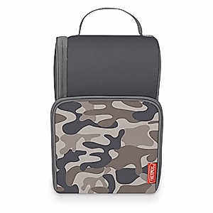 THERMOS Tween Dual Lunch Box, Gray Camo