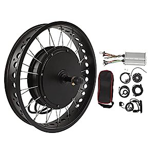 20" Rear Wheel Electric Hub Motor Kit, 20inch 72V 3000W Electric Bike Controller S900 Panel Rear Drive Hub Thumb Throttle Kit for Electric Bike Conversion