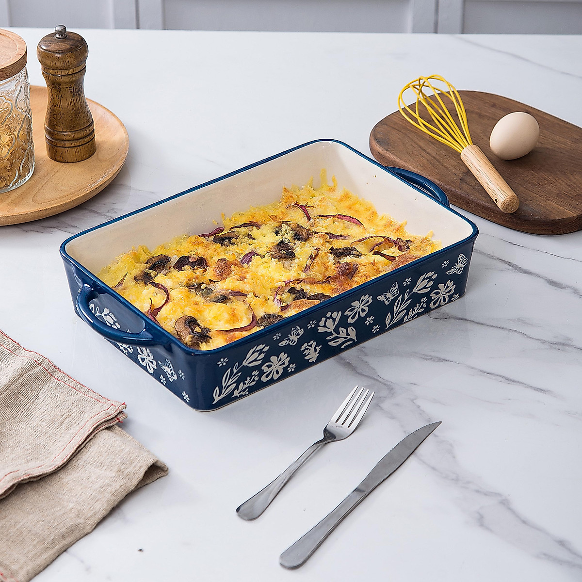 Wisenvoy Casserole Dish 9x13 Baking Pan Casserole Dishes For Oven Baking Dish Ceramic Lasagna Pan Baking Dishes For Oven