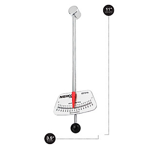 Neiko 03727A 1/4-Inch-Drive Beam Torque Wrench, SAE and MM Bicycle and Automotive Wrench, Reads in 0–80 Inches/Pounds and 0–9 Newton/Meter Increments