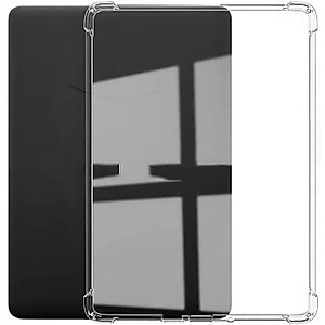 Dteck Clear Case for All-New Amazon Kindle Fire HD 10 & 10 Plus Tablet (11th Generation, 2021 Release) 10.1",Slim Lightweight Thin Transparent Cover Anti-Scratch TPU Silicone Protective Shell Cover