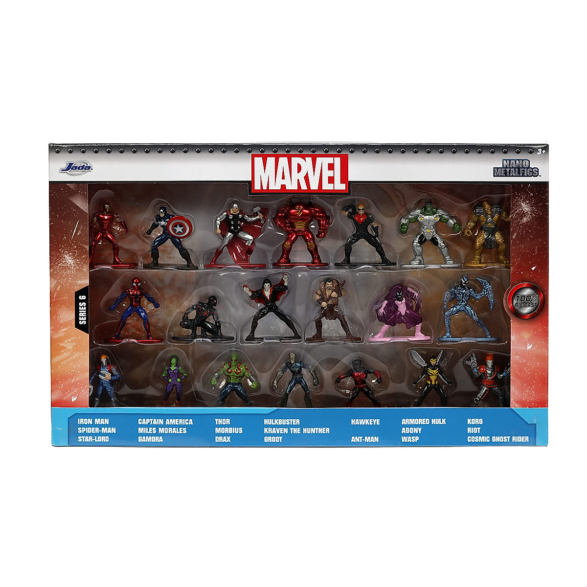 Marvel Nano METALFIGS 20 PK W6