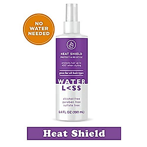Waterless Heat Shield Protect & Re-Style, Sulfate-Free, For All Hair Types, 6.4 Fl Oz